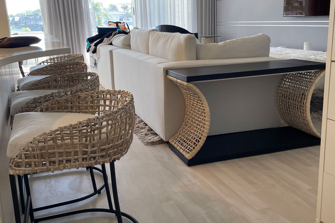 Natural Rattan Set Custom Project | Shape of Wicker, LLC.
